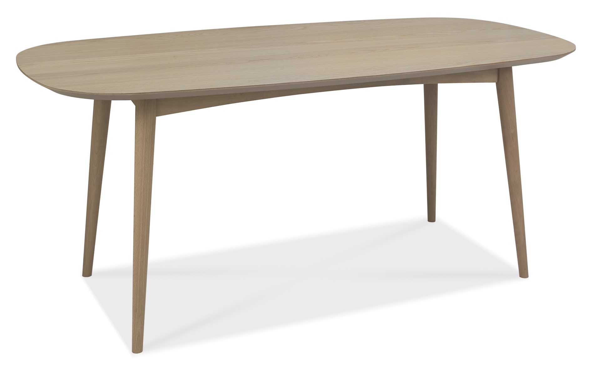 Dansk Scandi Oak Table | 6 Seater | Dining Furniture - Bentley Designs