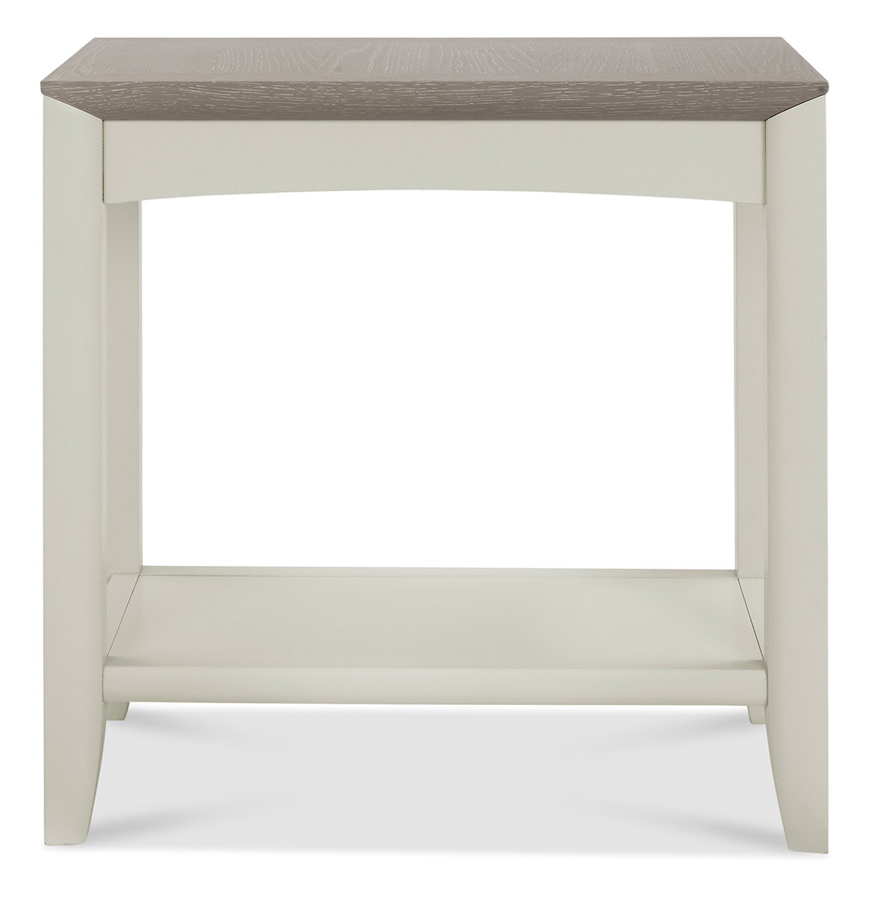 Bergen Grey Washed Oak & Soft Grey Side Table | Living Room - Bentley ...