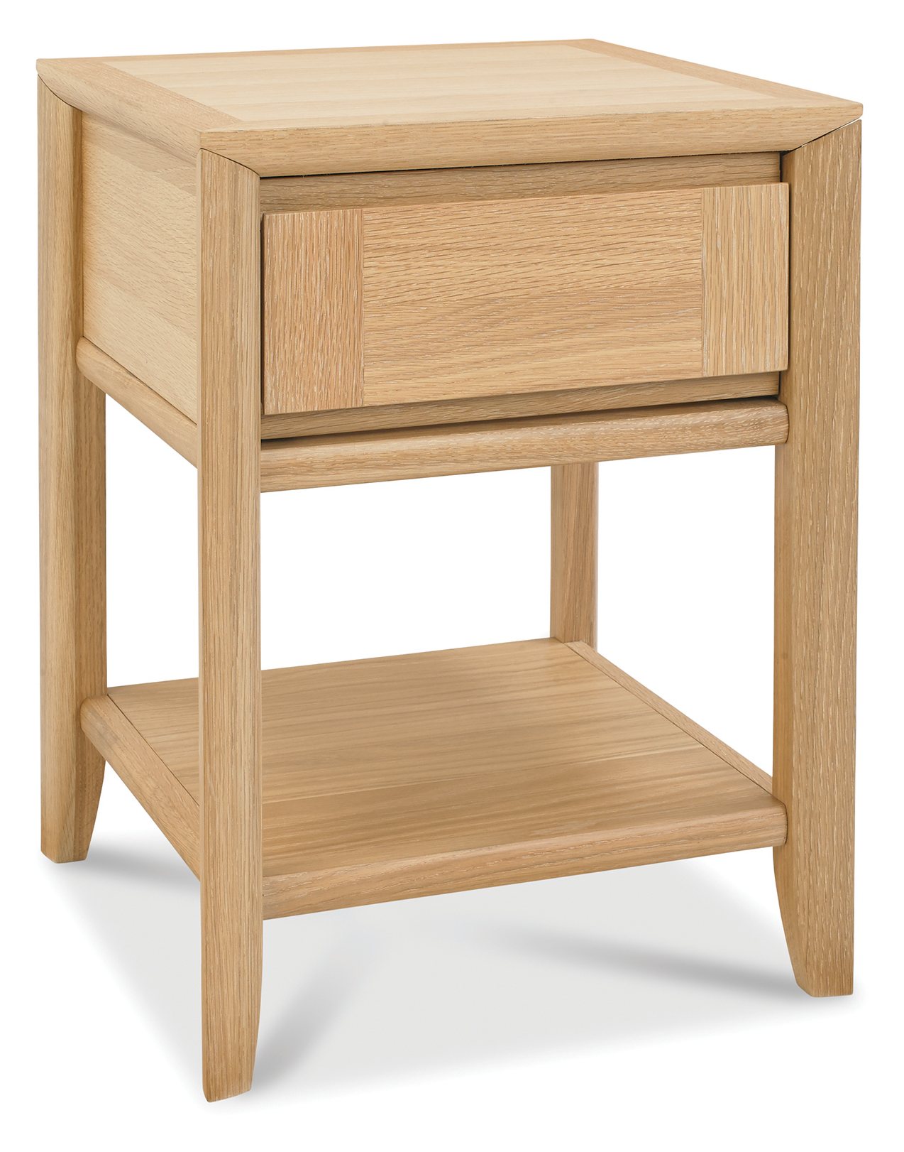 Bergen Oak Lamp Table With Drawer | Living Room Furniture - Bentley ...