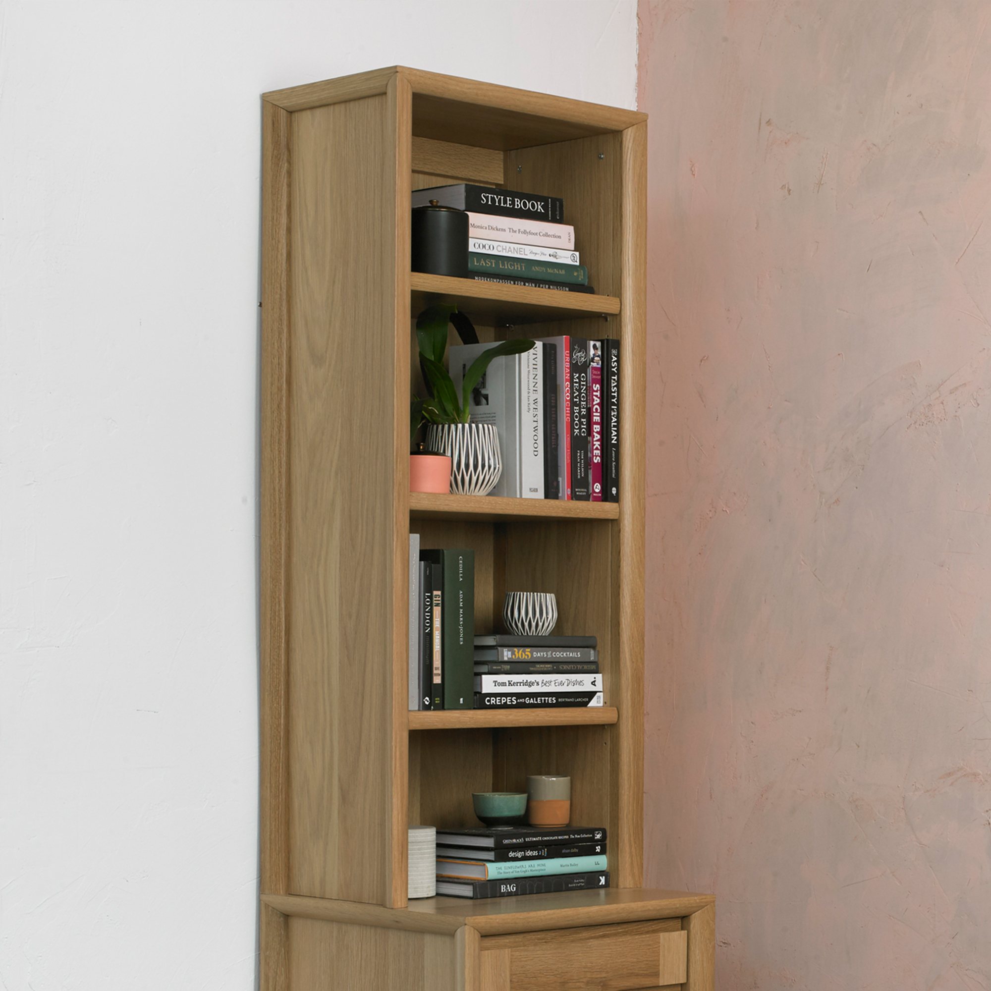 Bergen Oak Narrow Top Unit | Home Office Furniture - Bentley Designs
