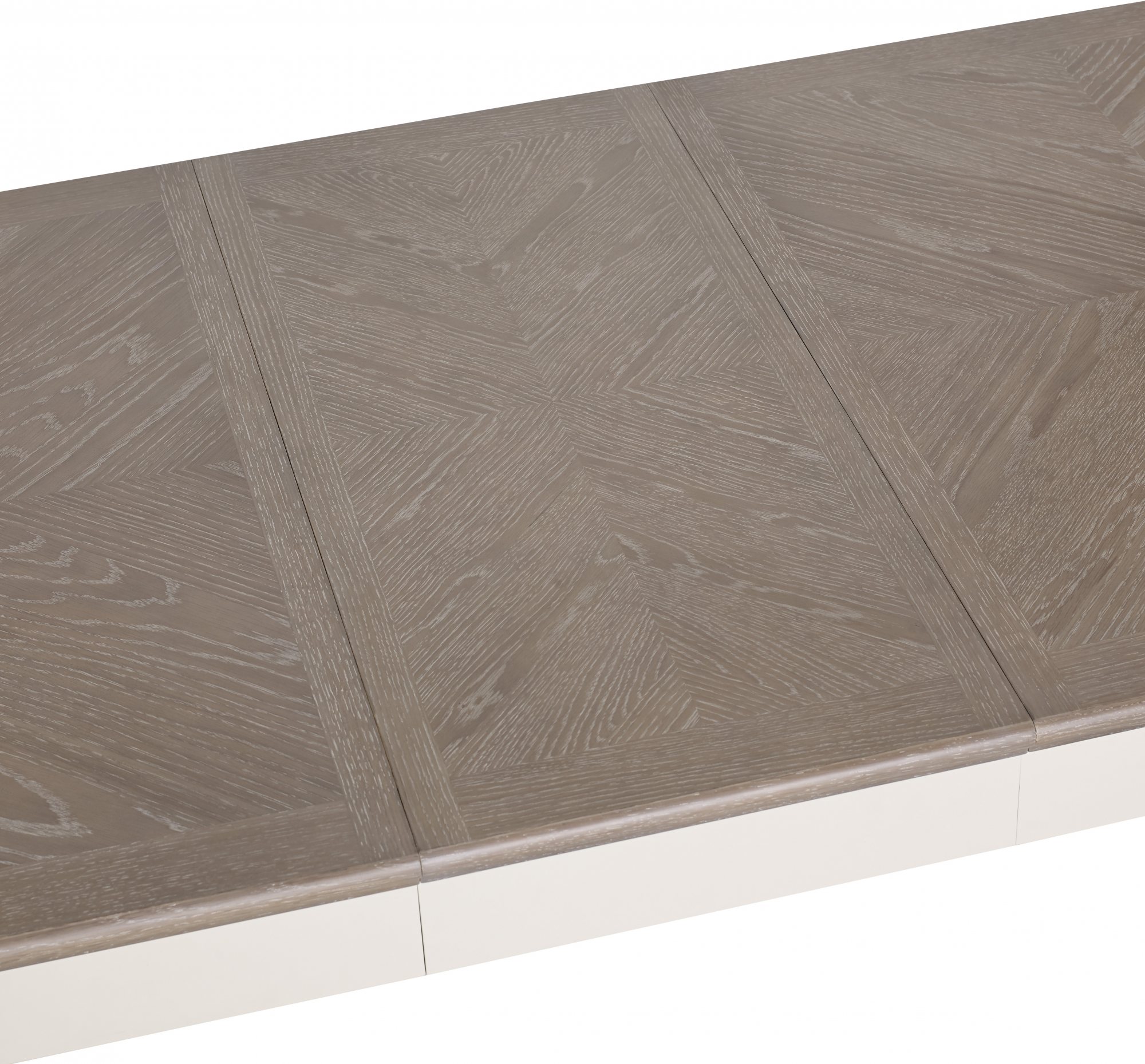 Montreux Grey Washed Oak & Soft Grey Table | 4-6 Seater - Bentley Designs