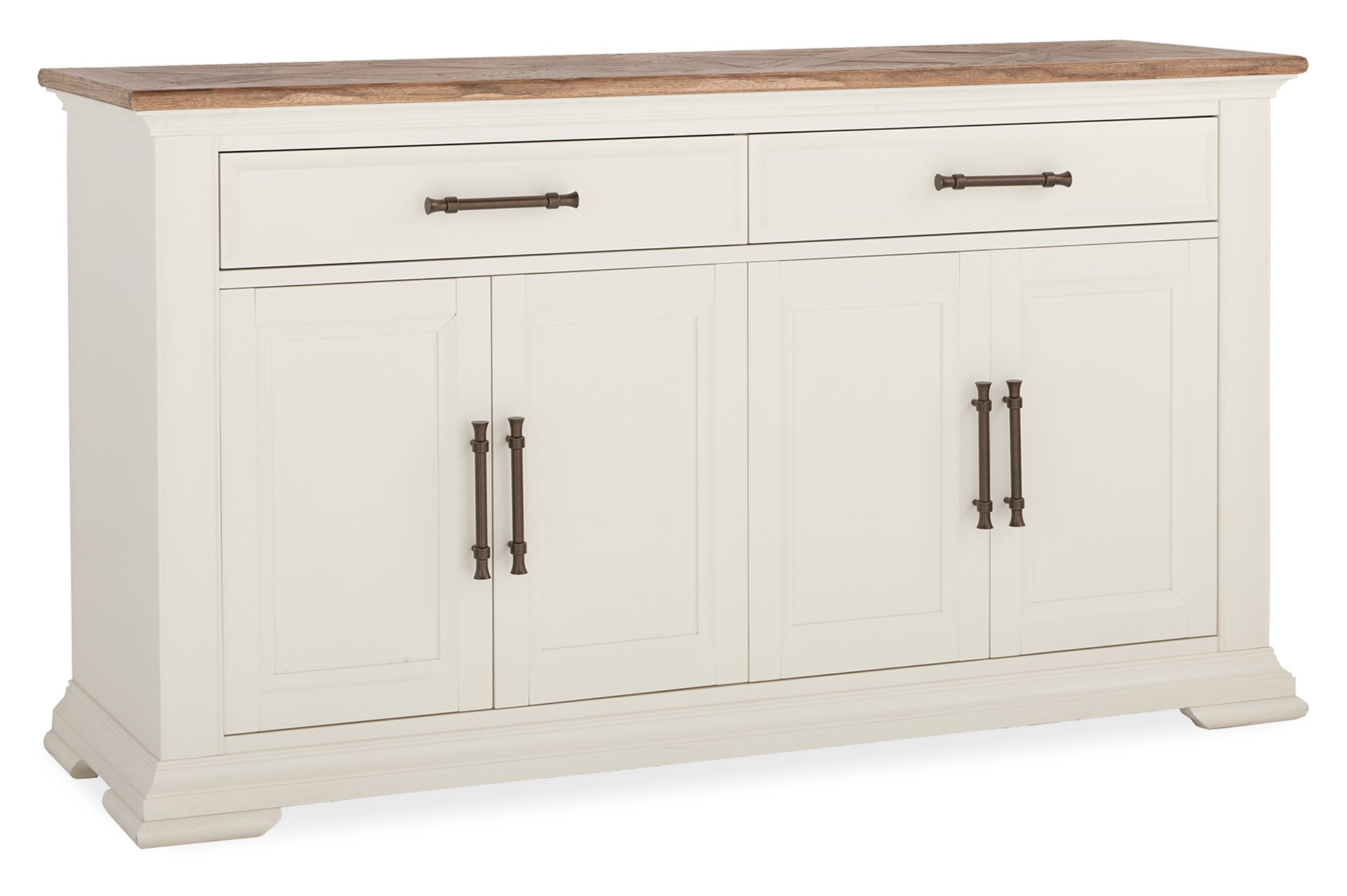 Belgrave Two Tone Wide Sideboard | Dining Furniture - Bentley Designs