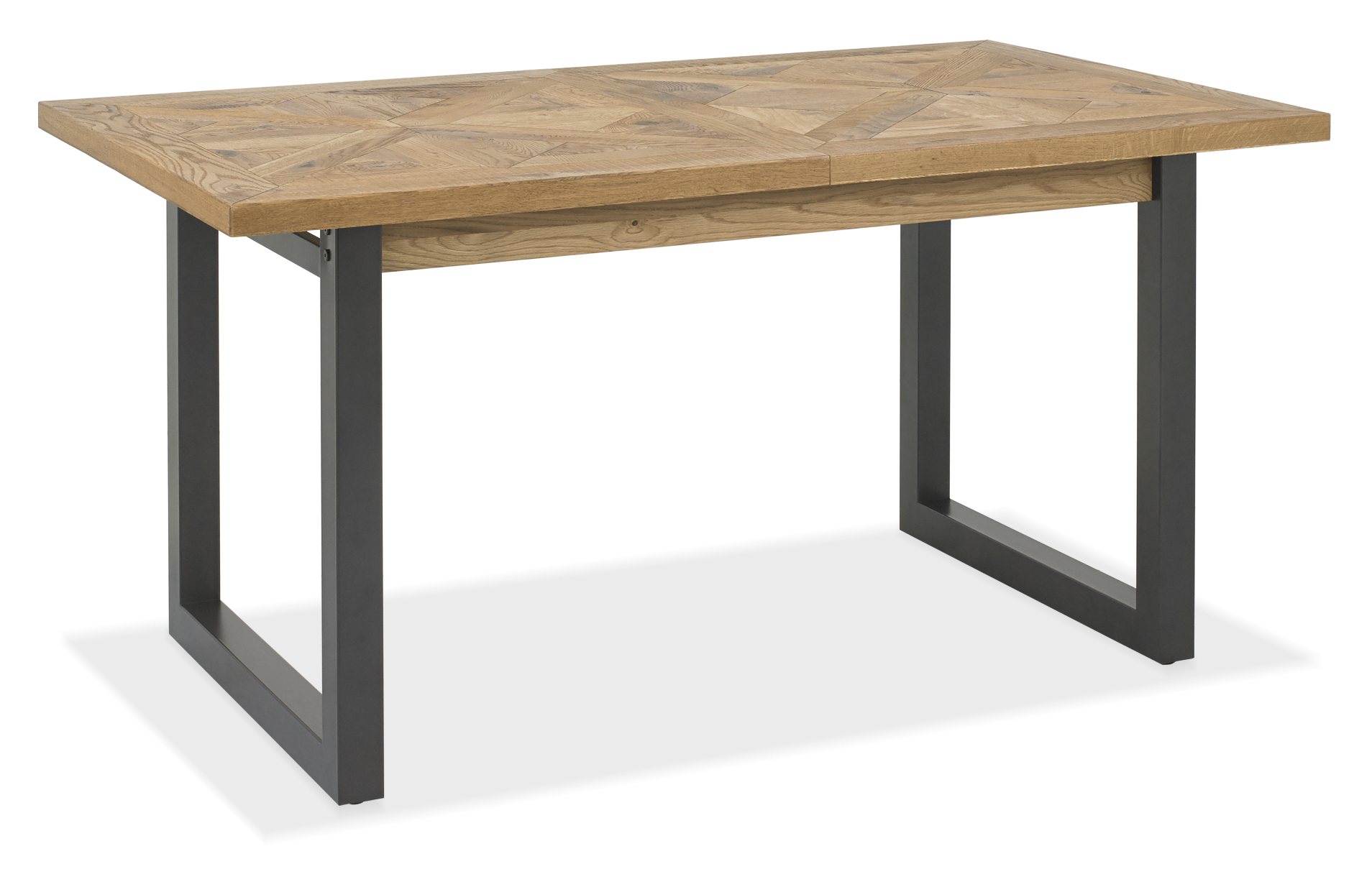 Indus Rustic Oak Dining Table | 4-6 Seater | Dining - Bentley Designs