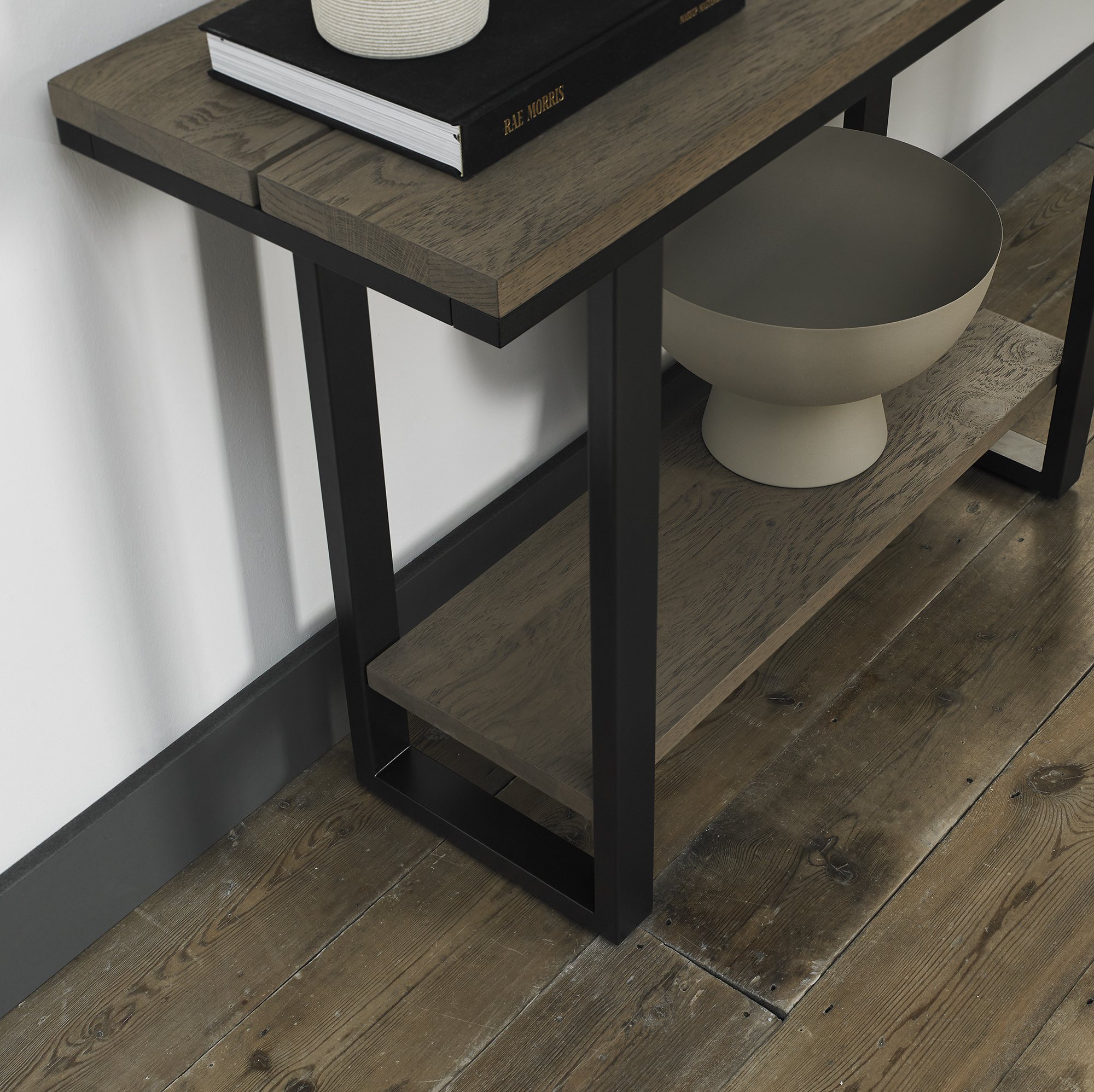 Tivoli Weathered Oak Console Table | Living Room Furniture - Bentley ...