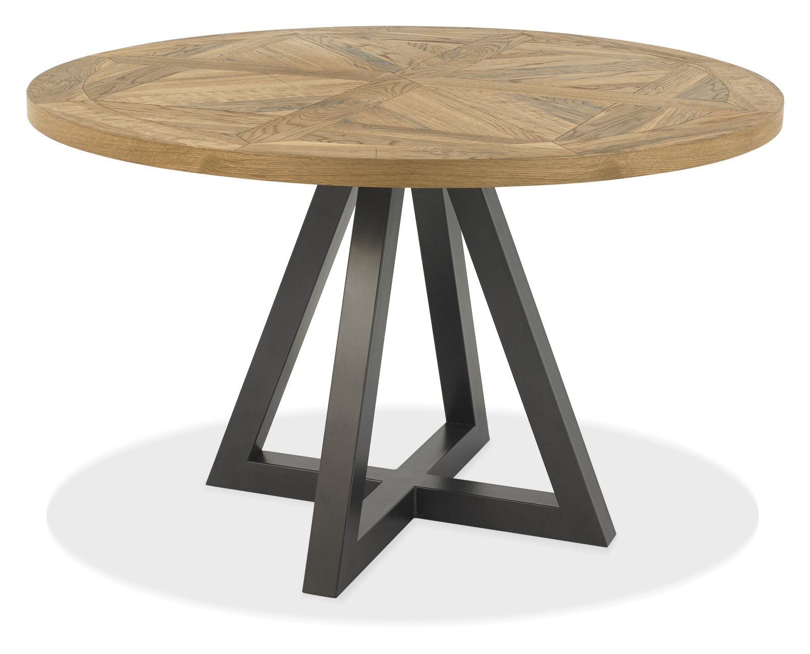 Indus Rustic Oak 4 Seater Dining Set | Crimson Velvet - Bentley Designs ...