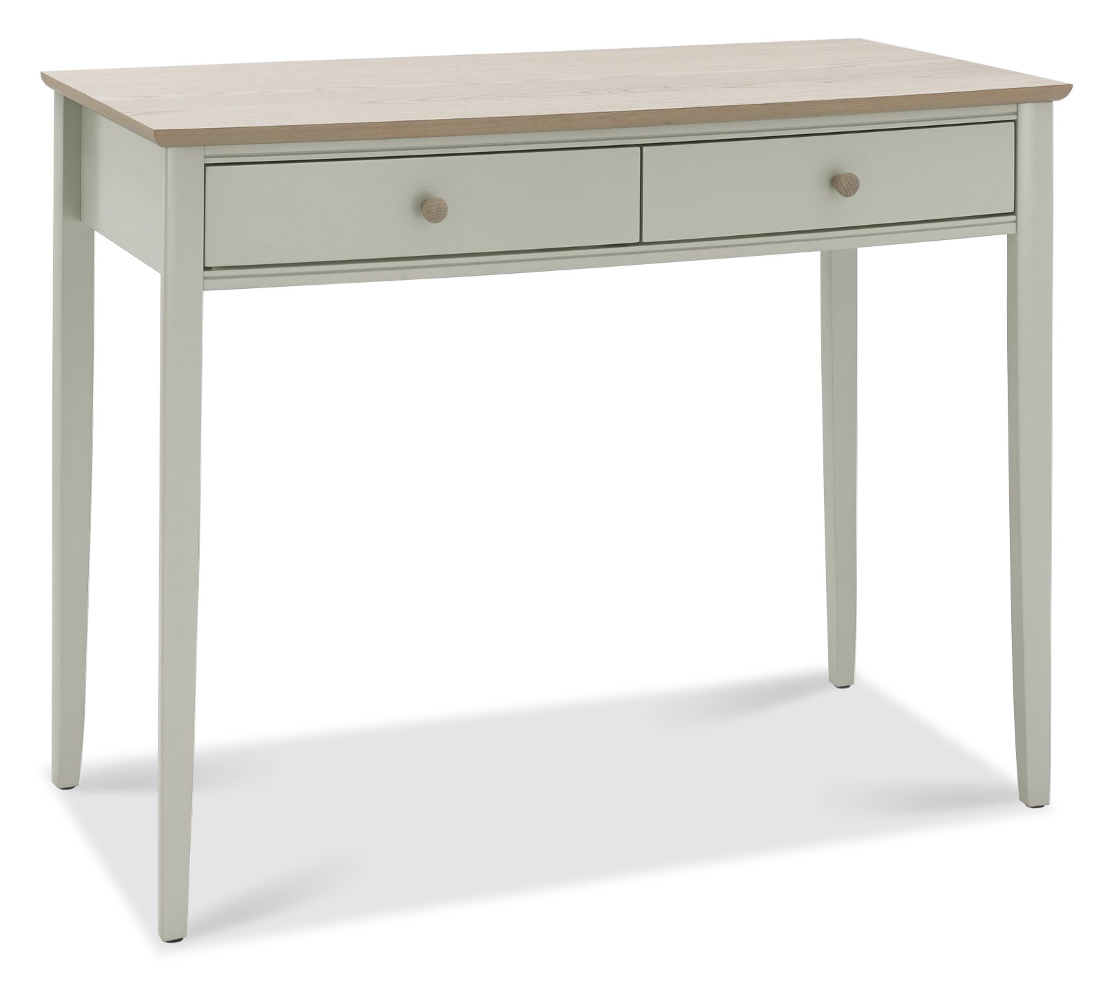 Whitby Scandi Oak & Soft Grey Dressing Table | Bedroom - Bentley ...