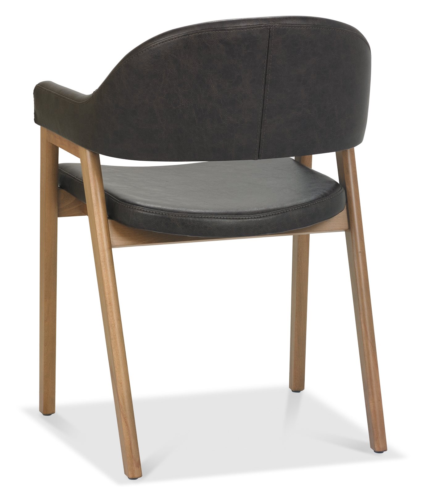 Camden Rustic Oak Upholstered Arm Chair | Dining Furniture - Bentley ...