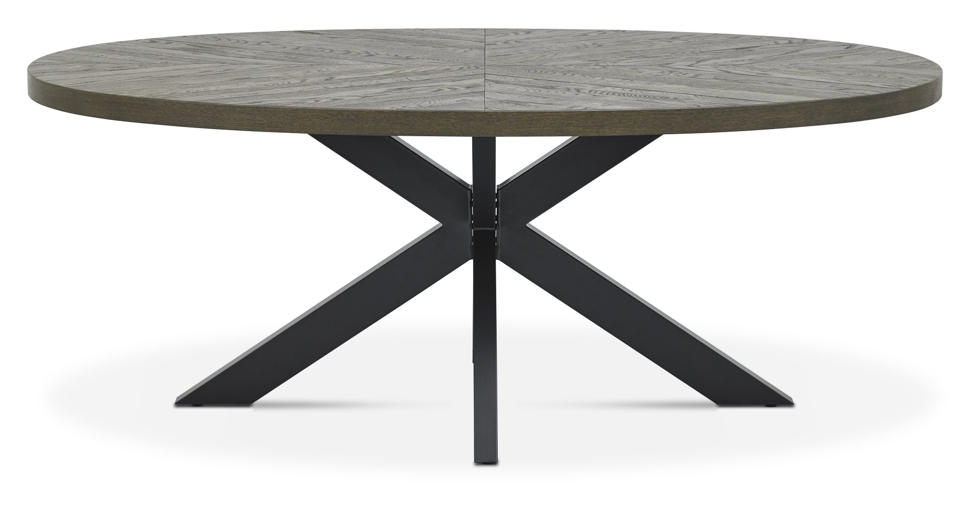 Ellipse Fumed Oak Dining Table | 8 Seater | Dining - Bentley Designs