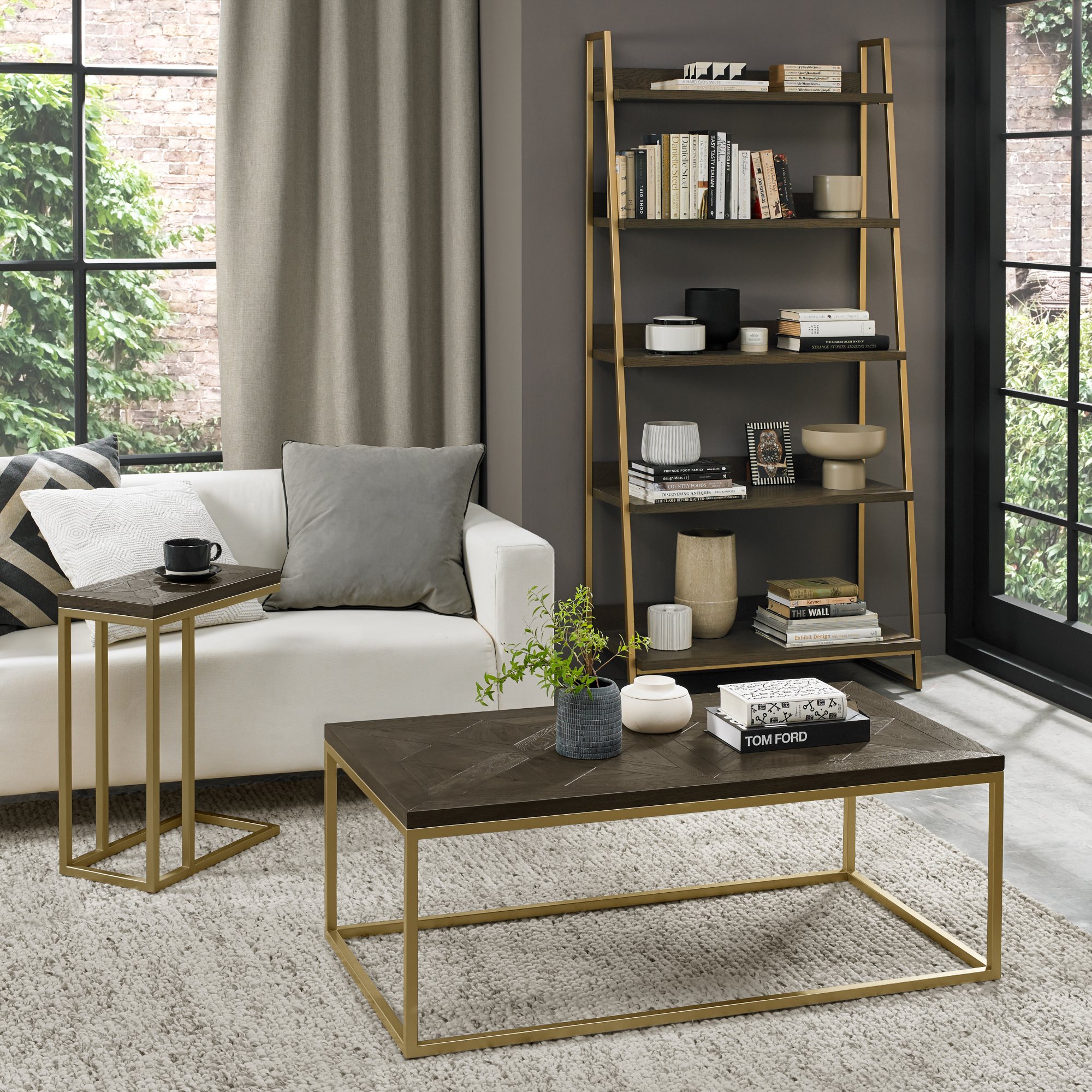 Athena Fumed Oak Coffee Table | Living Room Furniture - Bentley Designs