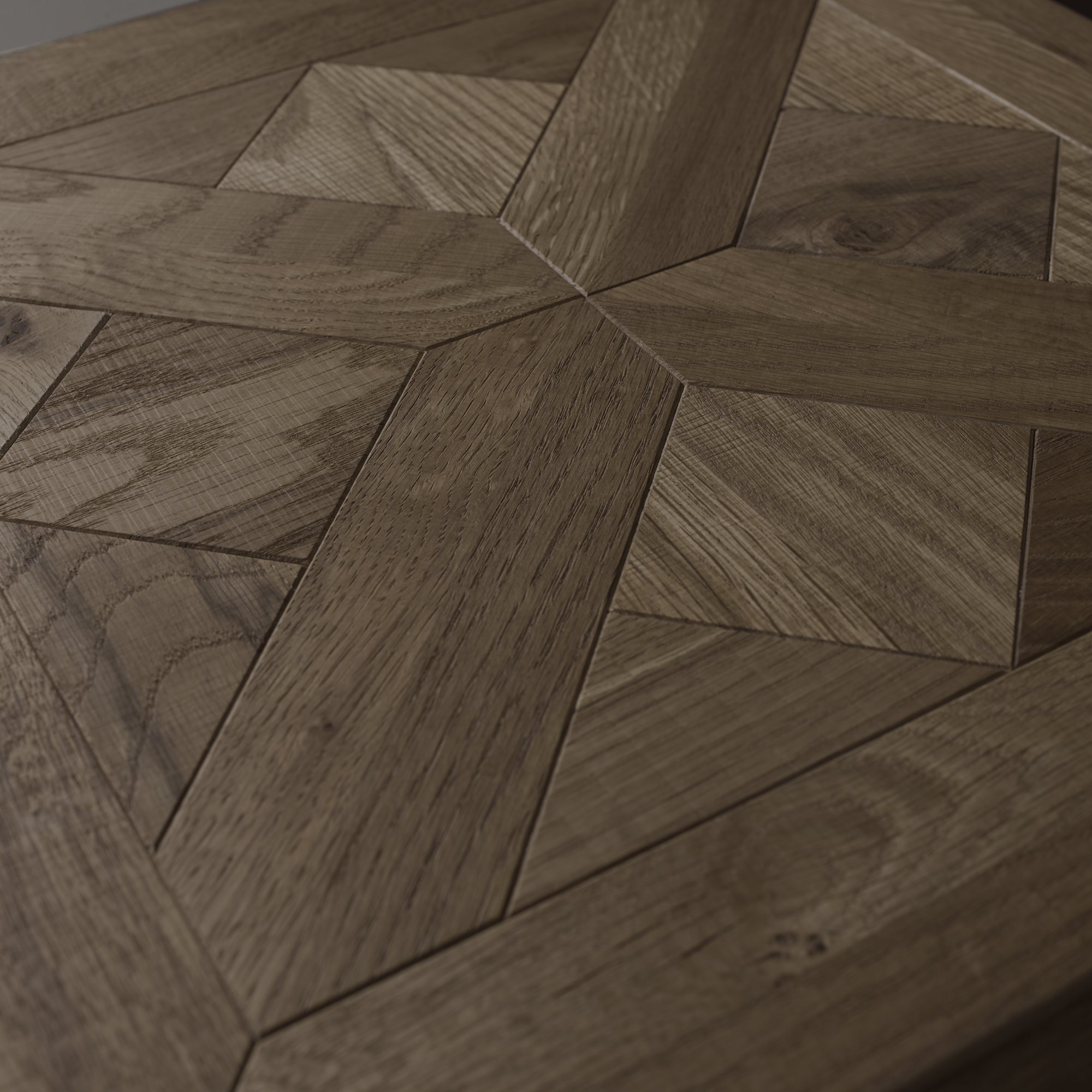 Athena Fumed Oak Nest Of Tables | Living Room Furniture - Bentley Designs