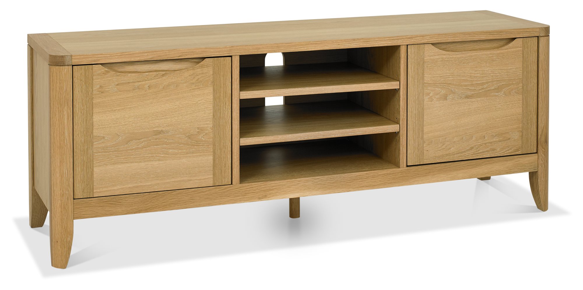Chester Oak Media Unit | Living Room Furniture - Bentley Designs