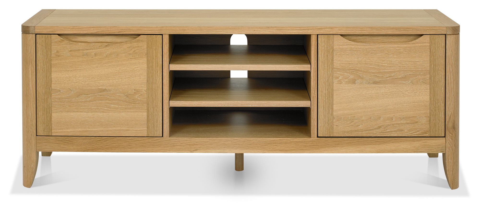 Chester Oak Media Unit | Living Room Furniture - Bentley Designs