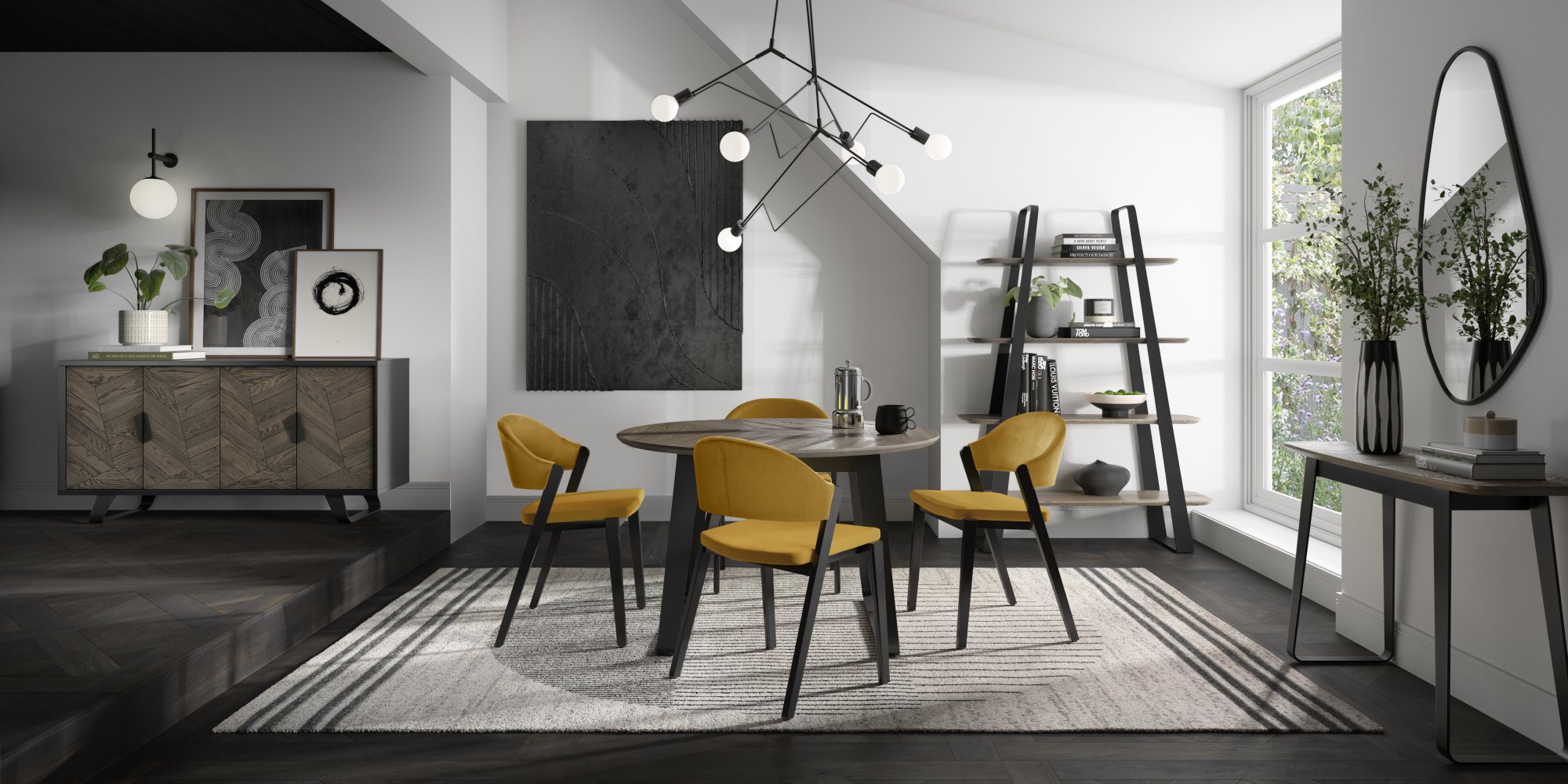 Emerson Weathered Oak Console Table | Living Room Furniture - Bentley ...