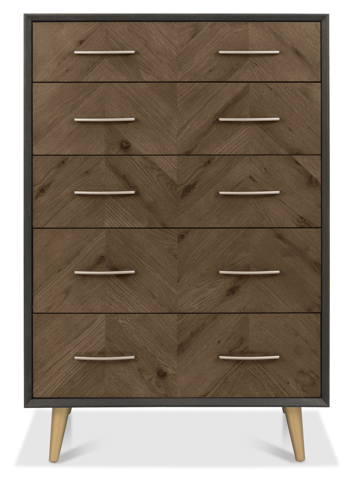 Sienna Fumed Oak 5 Drawer Chest | Bedroom Furniture - Bentley Designs