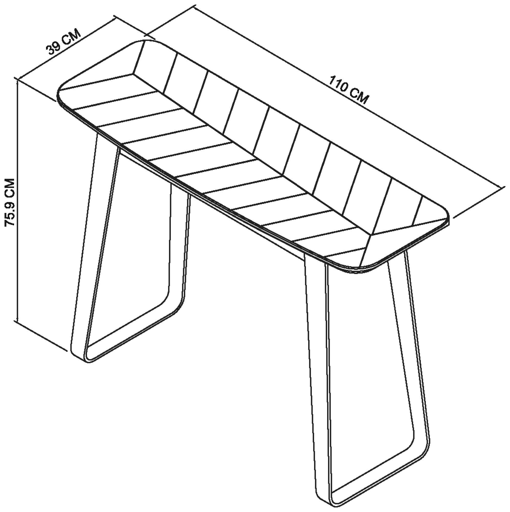 Emerson Rustic Oak Console Table | Living Room Furniture - Bentley Designs
