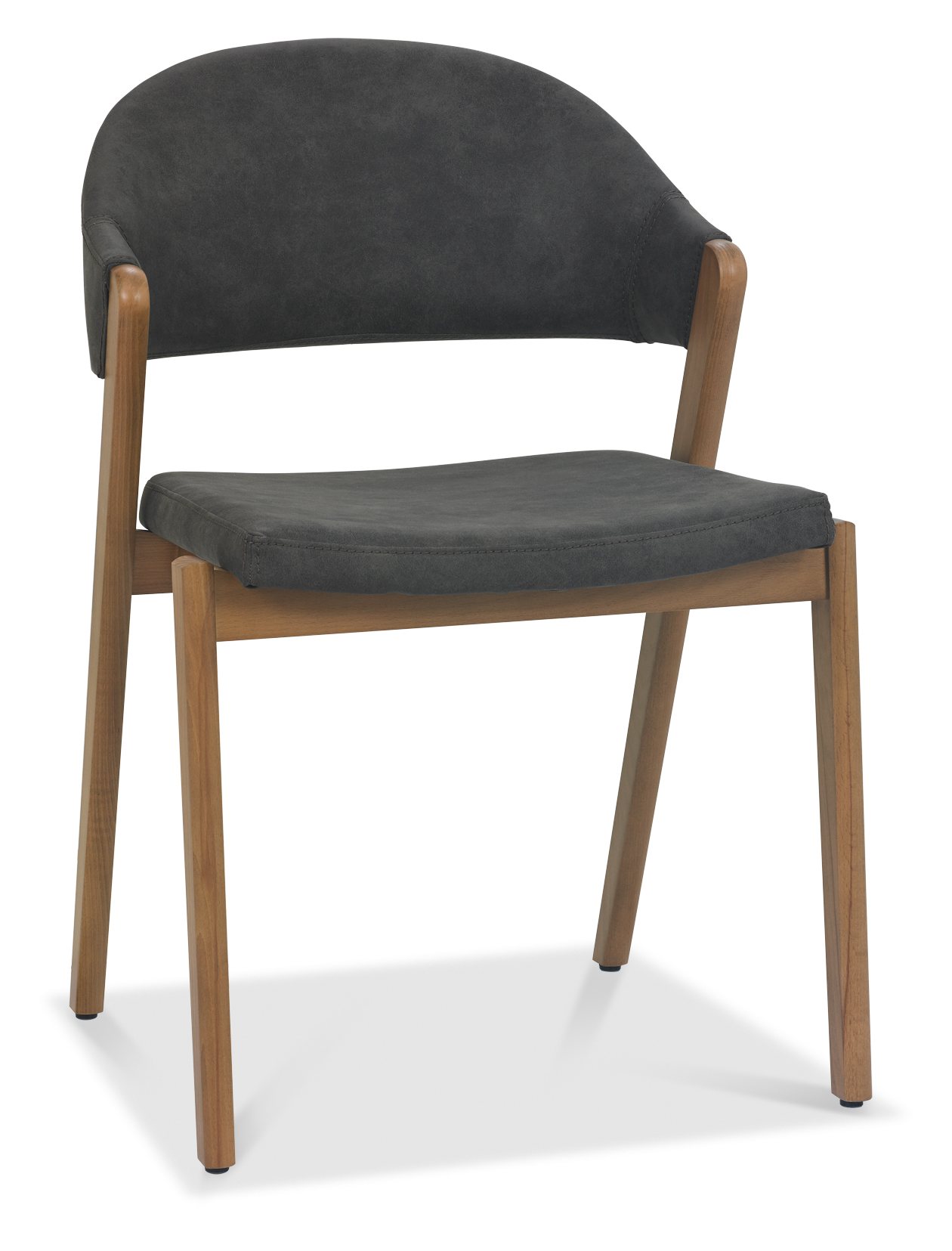 Camden Rustic Oak Grey Upholstered Chair | Dining Furniture - Bentley ...