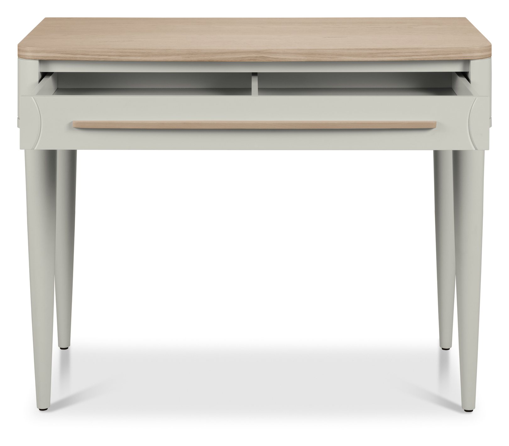Larsen Scandi Oak & Soft Grey Dressing Table - Bentley Designs