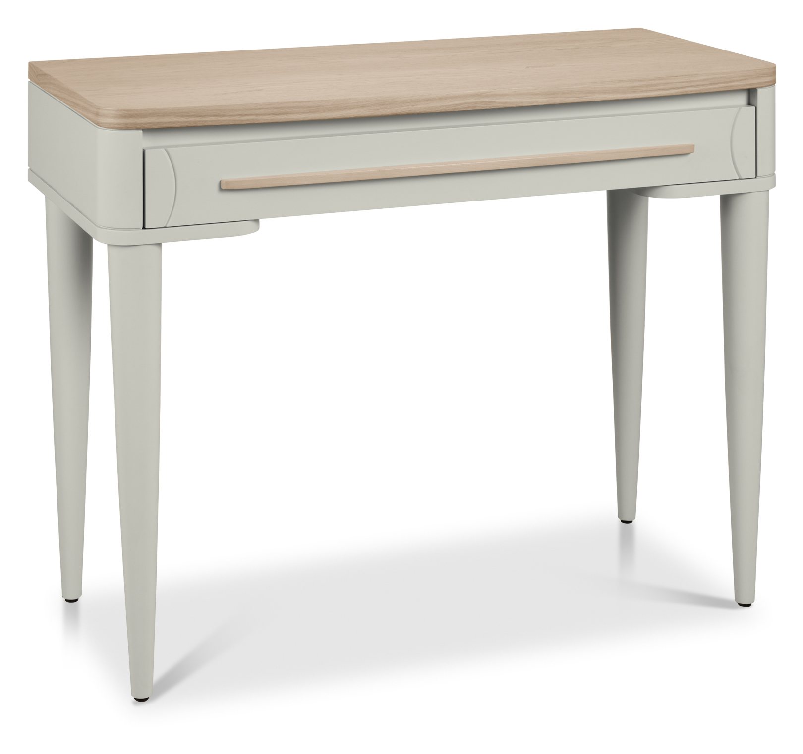 Larsen Scandi Oak & Soft Grey Dressing Table - Bentley Designs