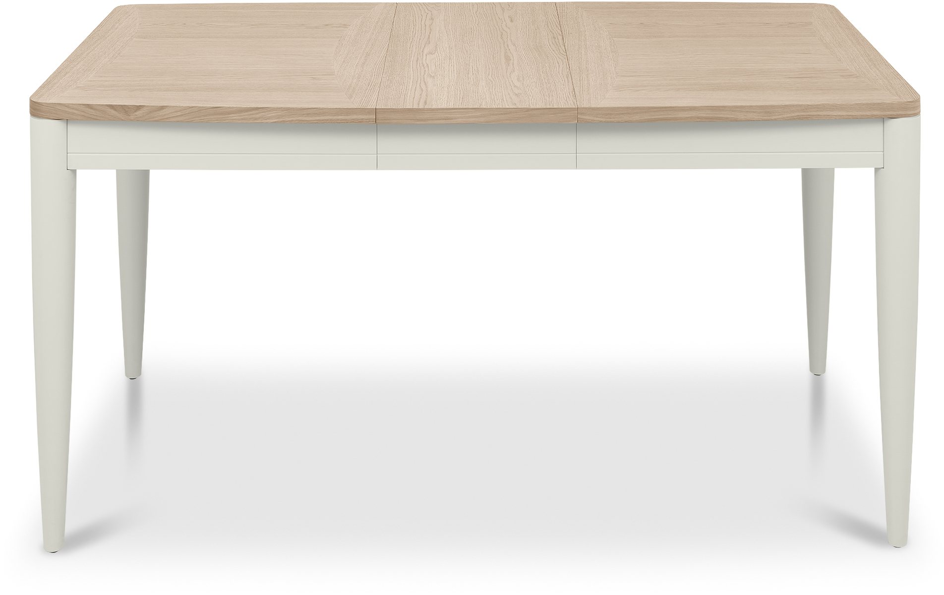 Larsen Scandi Oak & Soft Grey 4-6 Extendable Dining Table - Bentley Designs
