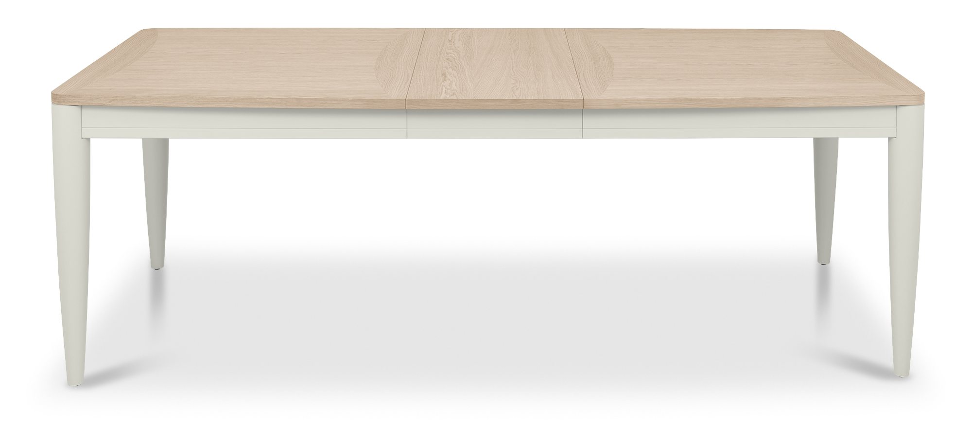 Larsen Scandi Oak & Soft Grey 6-8 Extendable Dining Table - Bentley Designs
