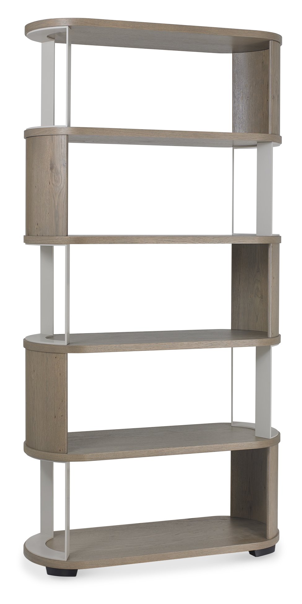 Duo Grey Oiled Oak Open Display Unit | Modern Furniture - Bentley ...