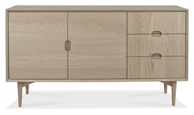 Dansk Scandi Oak Wide Sideboard | Dining Furniture - Bentley Designs