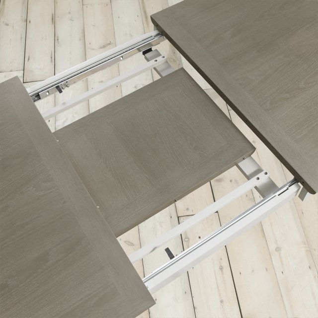Bergen Grey Washed Oak & Soft Grey Extension Table | 4-6 Seater ...