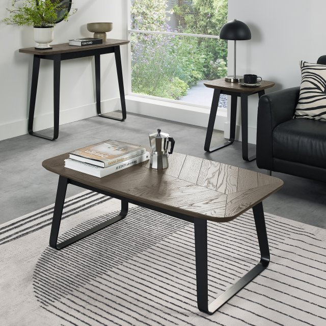 Emerson Weathered Oak Console Table | Living Room Furniture - Bentley ...