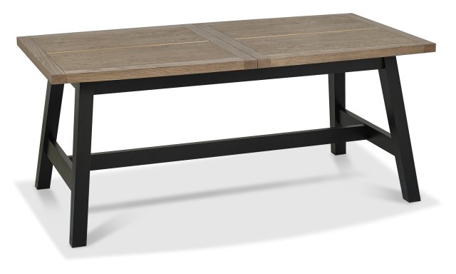 Camden Weathered Oak 4 6 Dining Set Old West Vintage Bentley Designs UK Ltd