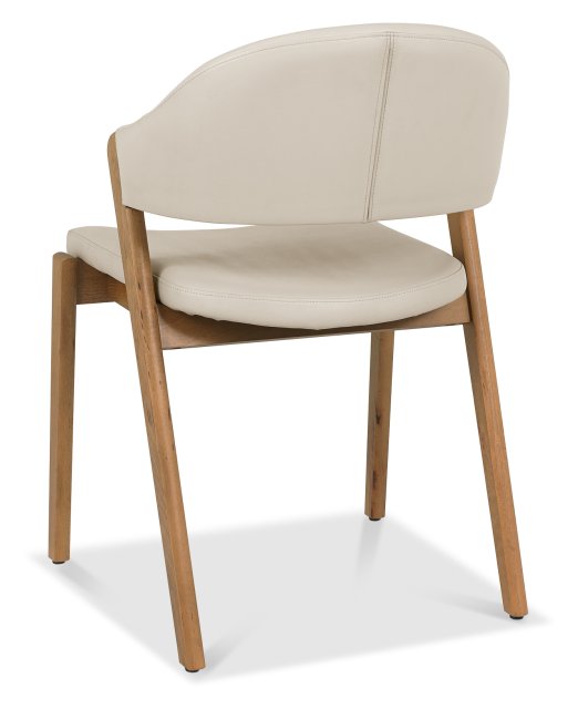 Camden Rustic Oak Upholstered Chair | Dining Furniture - Bentley ...