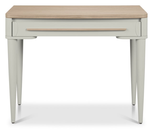 Larsen Scandi Oak & Soft Grey Dressing Table - Bentley Designs